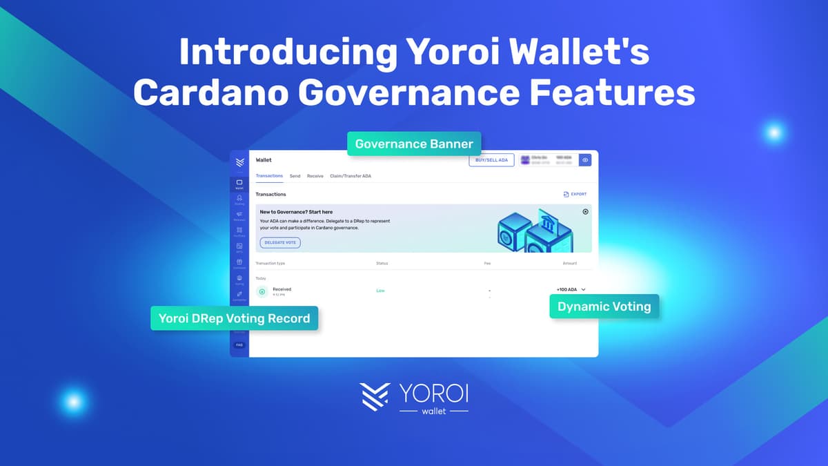 Introducing Yoroi Wallet’s Cardano Governance Features - EMURGO